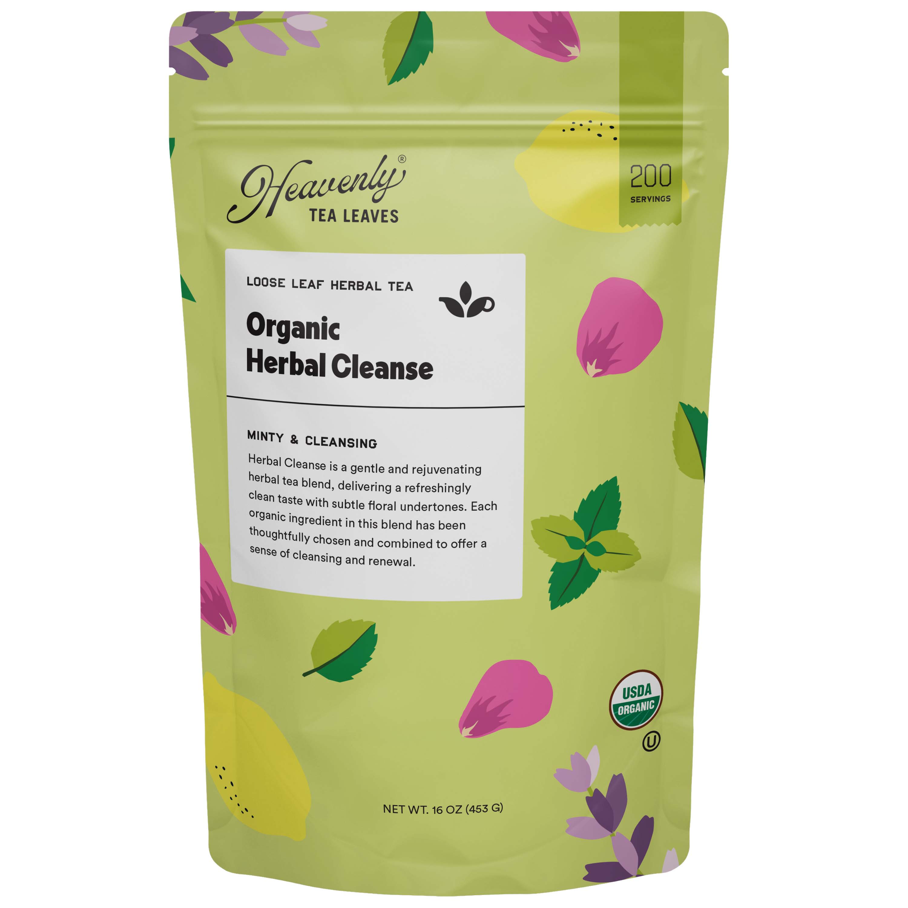 Organic Herbal Cleanse, Bulk Loose Leaf Herbal Tea – Heavenly Tea Leaves