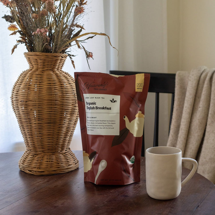 Organic English Breakfast, Bulk Loose Leaf Black Tea – Heavenly Tea Leaves