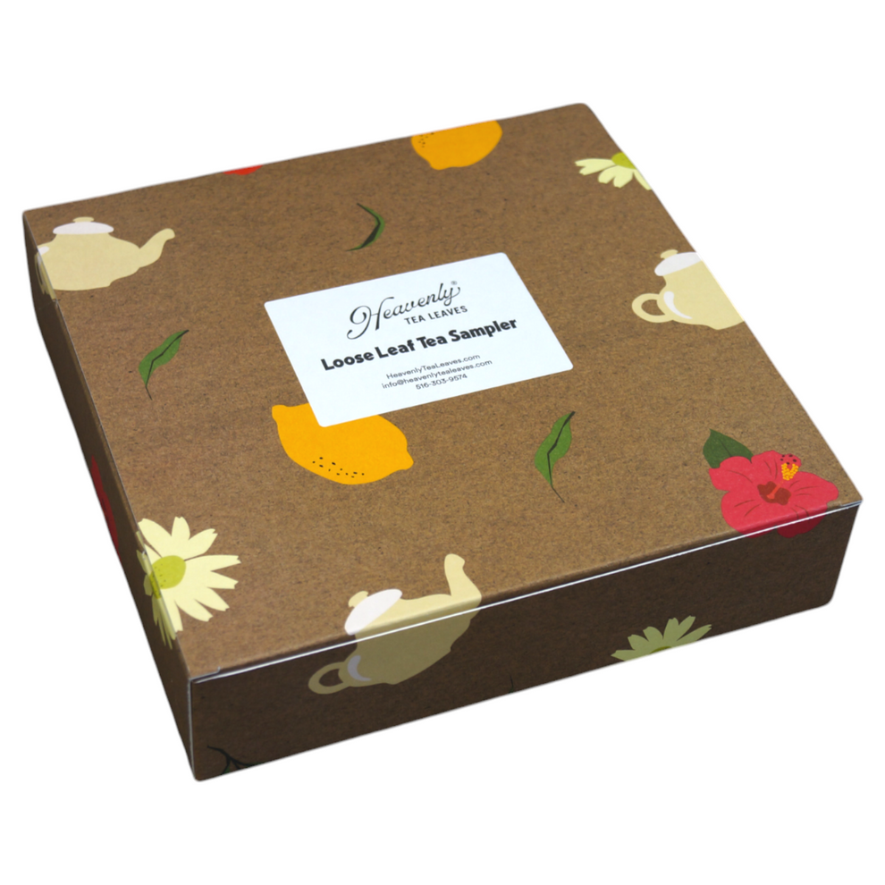 Organic Assorted 9 Loose Leaf Tea Gift Box, 9 Teas – Heavenly Tea Leaves